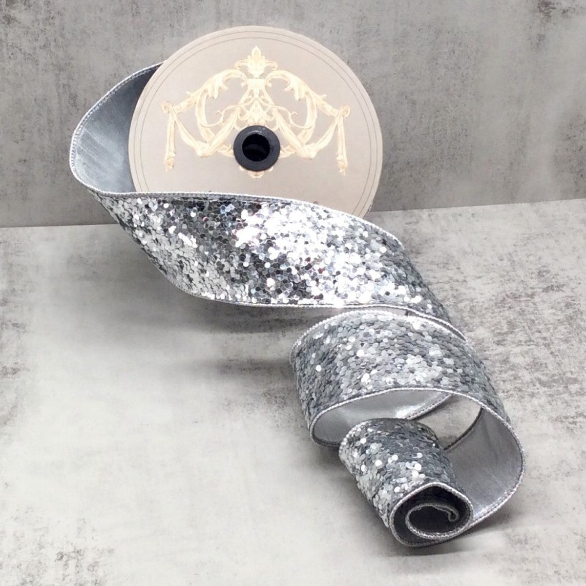 Fabulous Fairytales Metallic Sequin Luxury Wired Ribbon