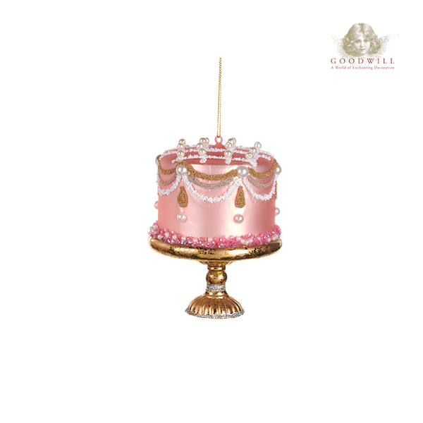 Goodwill Belgium Candy Cake on Stand Christmas Tree Ornaments ...